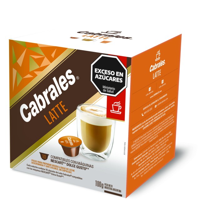 Cabrales Cápsulas Latte 10x10g - Capsulas Dolce Gusto | Cabrales Tienda ...